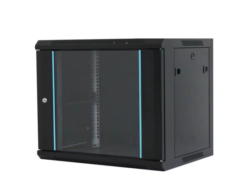 MAXPRO LINE RACK ORMAN NAZIDNI, 12U, 600×600, STAKLENA VRATA