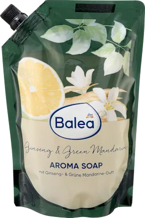 Balea
Aromatični tečni sapun ženšen i mandarina- dopuna, 500 ml