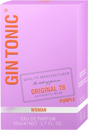 GIN TONIC
PURPLE ORIGINAL 78 EdP - ženski, 50 ml