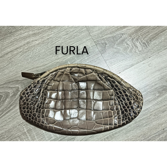 FURLA clutch kozna torba ITALY