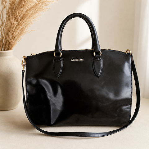 Max Mara crna torba kao nova - prva linija