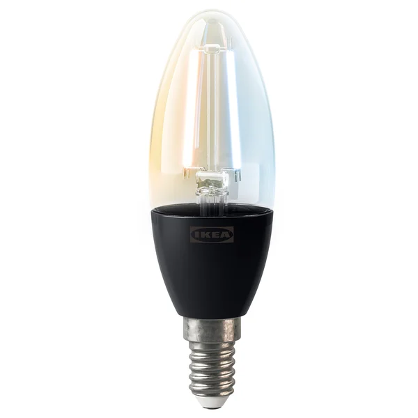 LED sijalica E14 470 lumena, pametno beli spektar/bistro staklo