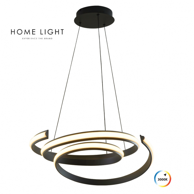 SOLEA 135 LUSTER 48W 3000K CRNA