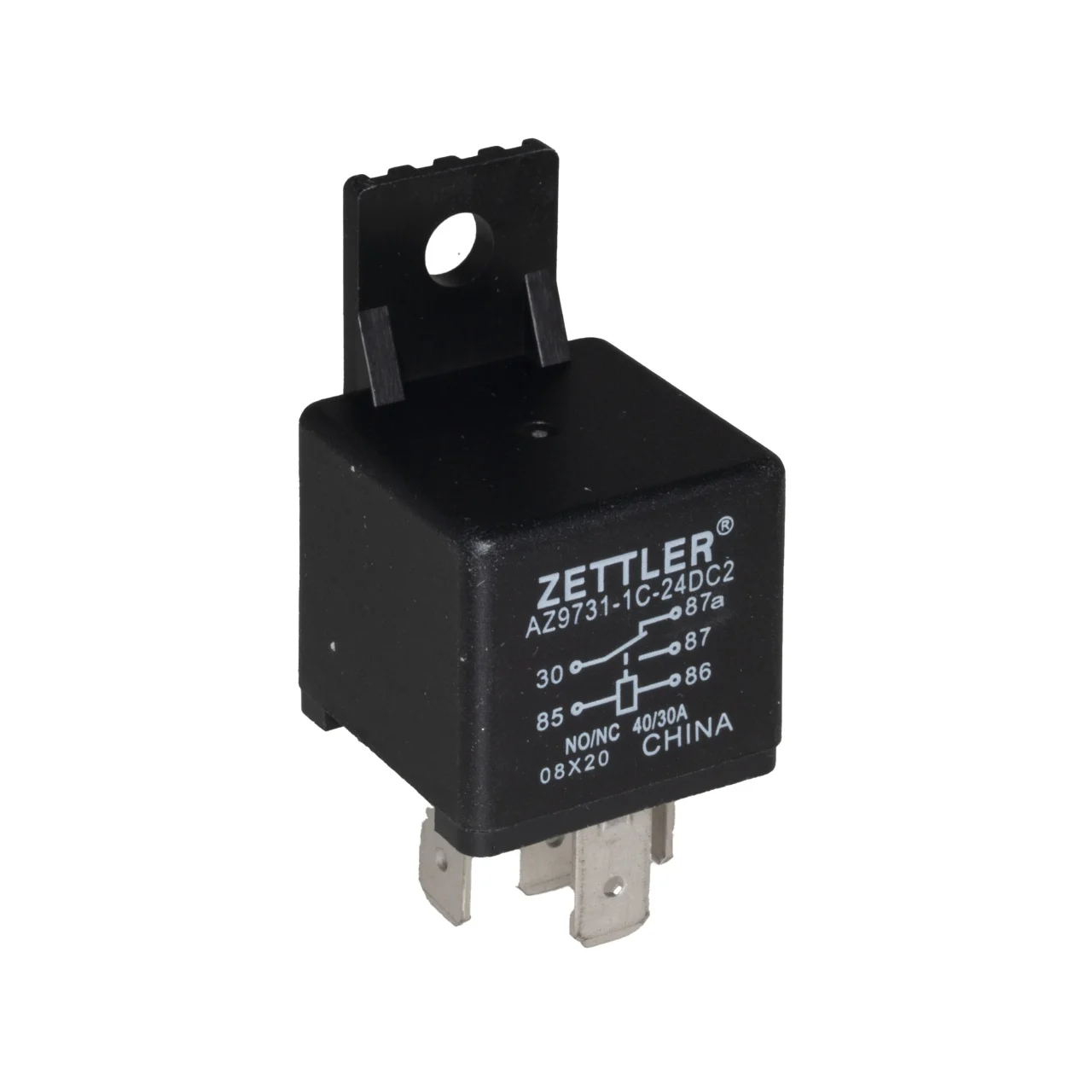 Zettler Relej AZ9731-1C-24DC2 – Automobilski 24V 40A/30A