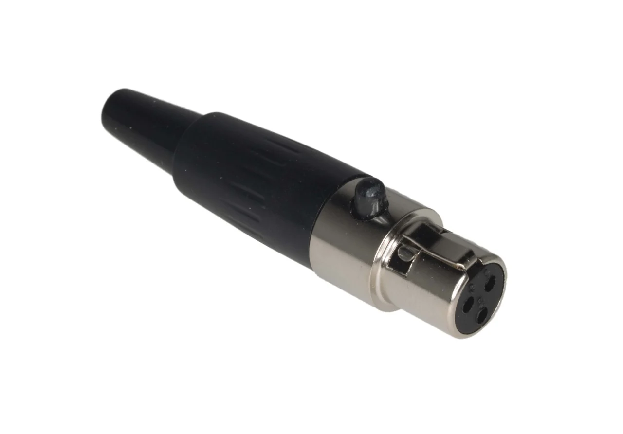 Mini XLR Konektor Ženski - 3 Pina (TA3F) za Mikrofon