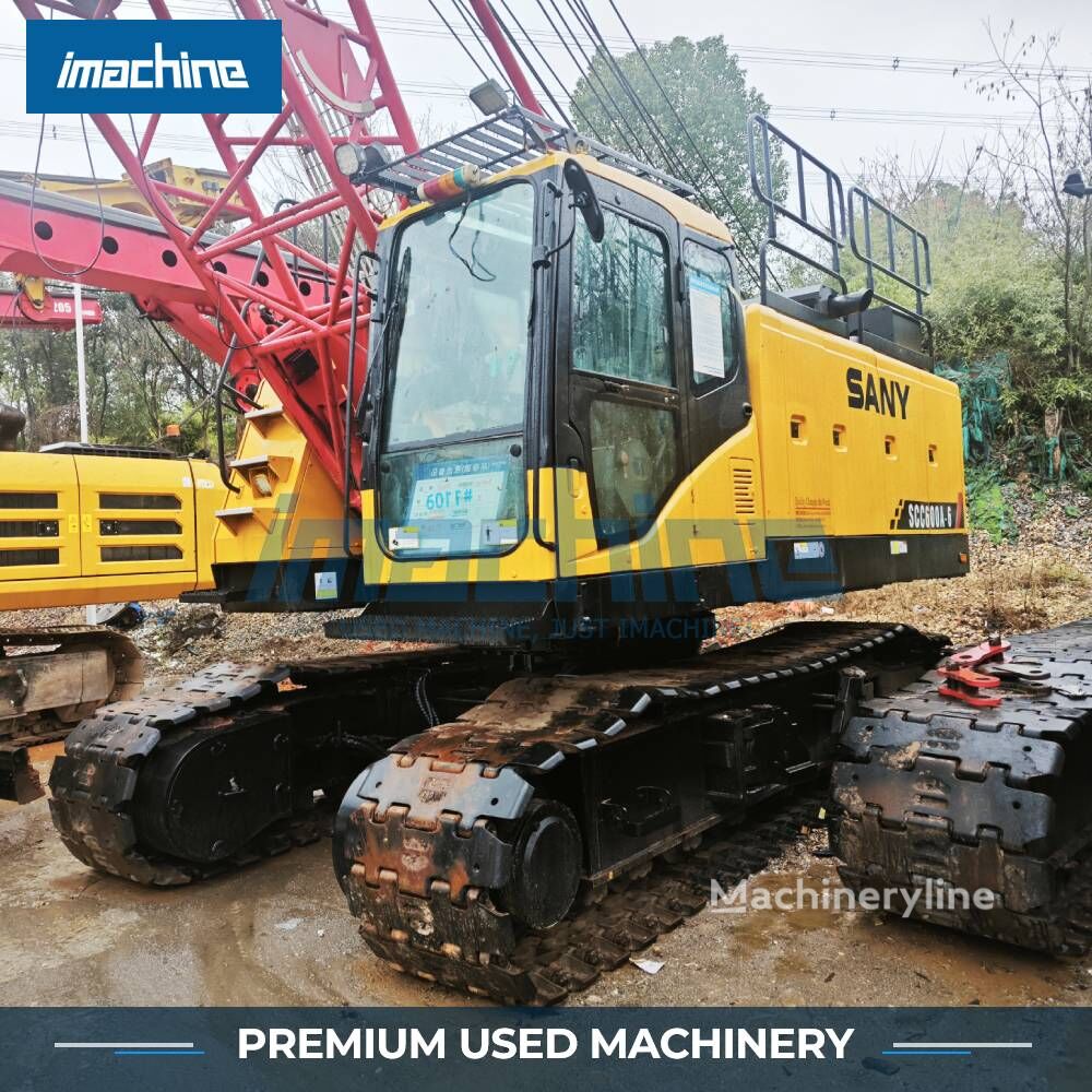 Sany Used 2020 SCC600A-6 Crane with Dongfeng Cummins Engine - 60 Ton kran guseničar