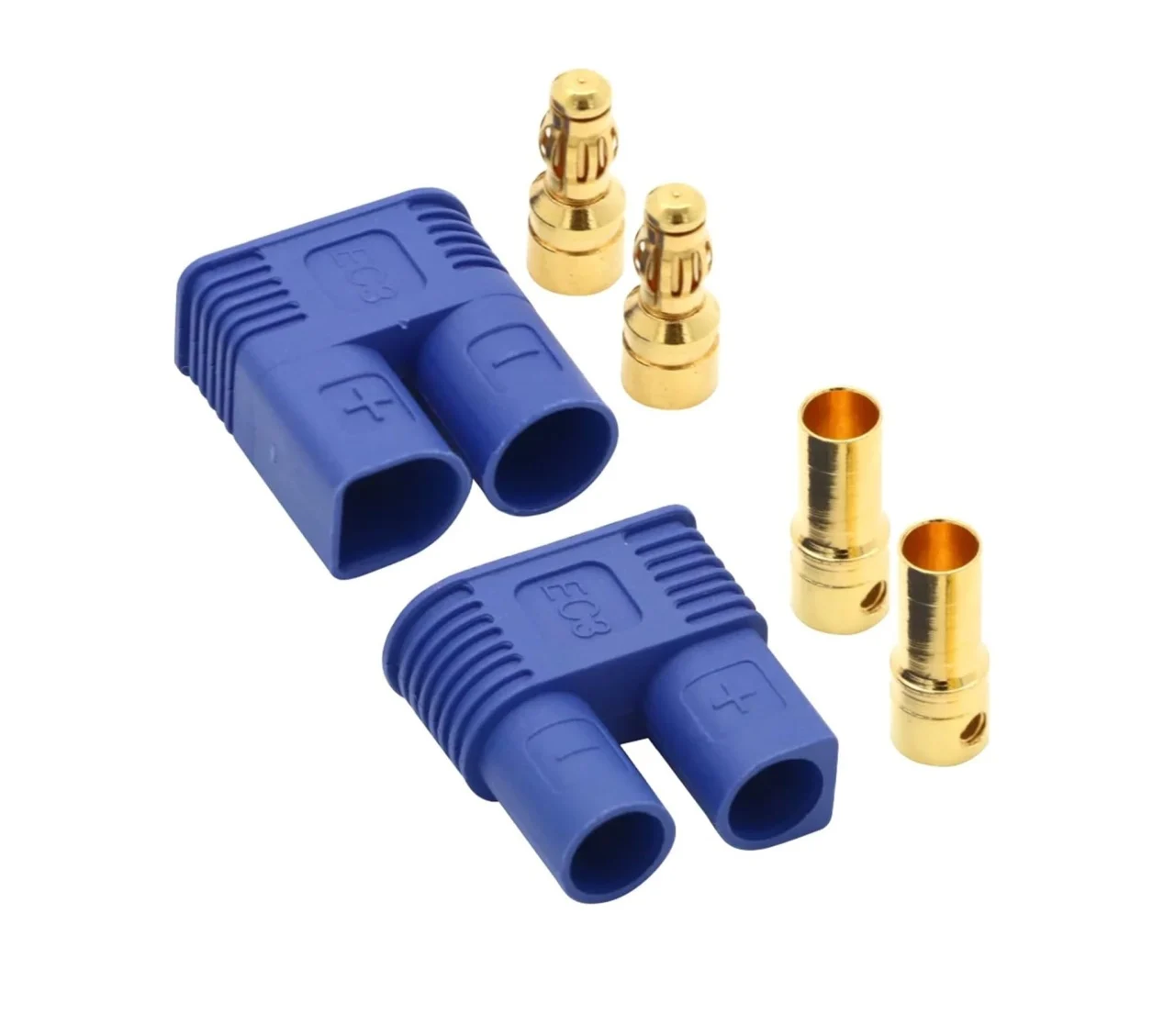 EC3 Konektor Set 3.5mm (Muški + Ženski) za RC Modele i LiPo Baterije