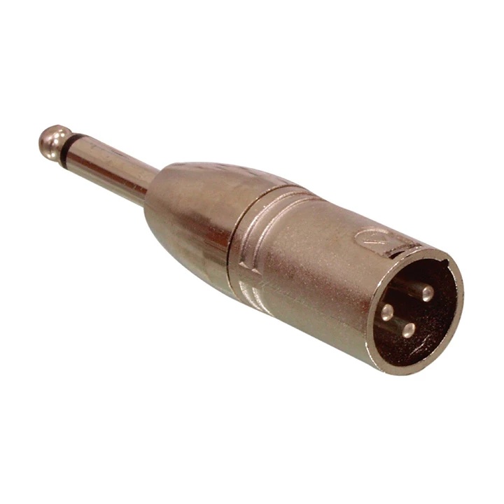 Audio adapter XLR muški na 6.3mm mono džek – Metalni konektor