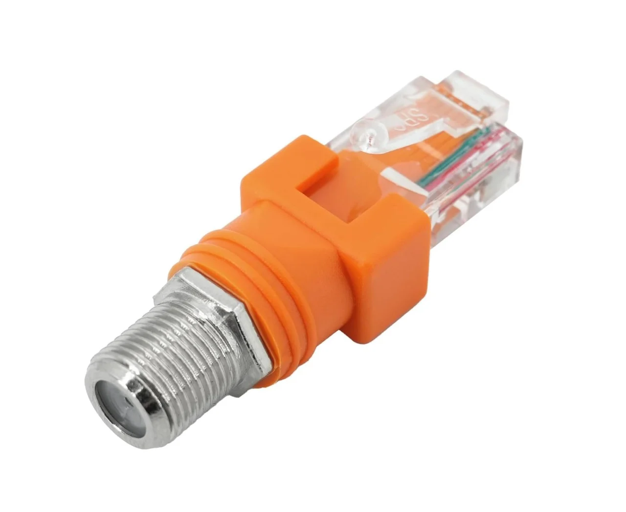Adapter F-ženski na RJ45-muški za testiranje koaksijalnih kablova