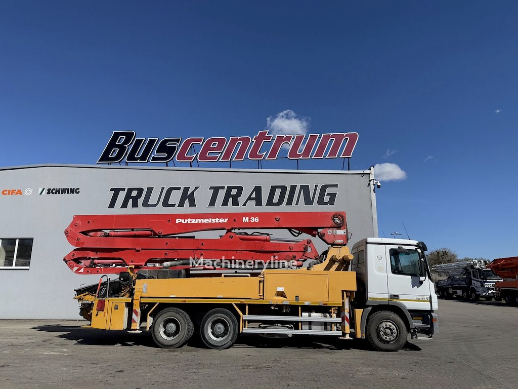 Putzmeister BSF 36-4.16 HLS na šasiji Mercedes-Benz Actros 2641 pumpa za beton
