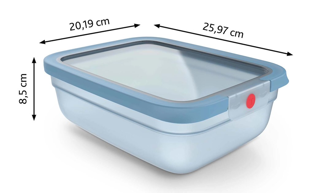 Posuda za hranu OneClick 2,3l plava