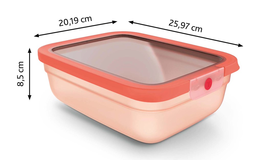 Posuda za hranu OneClick 2,3l narančasta