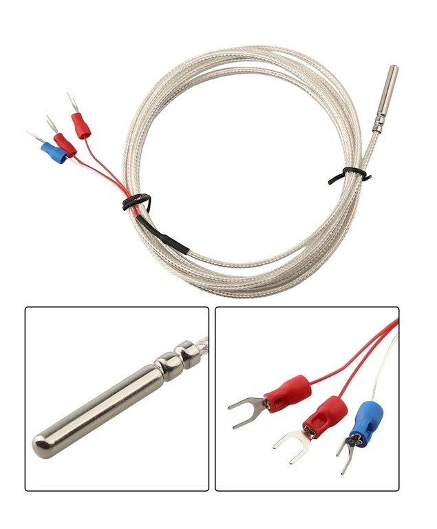 PT100 Temperaturni Senzor RTD - Platinum Resistance (100cm) za MAX31865