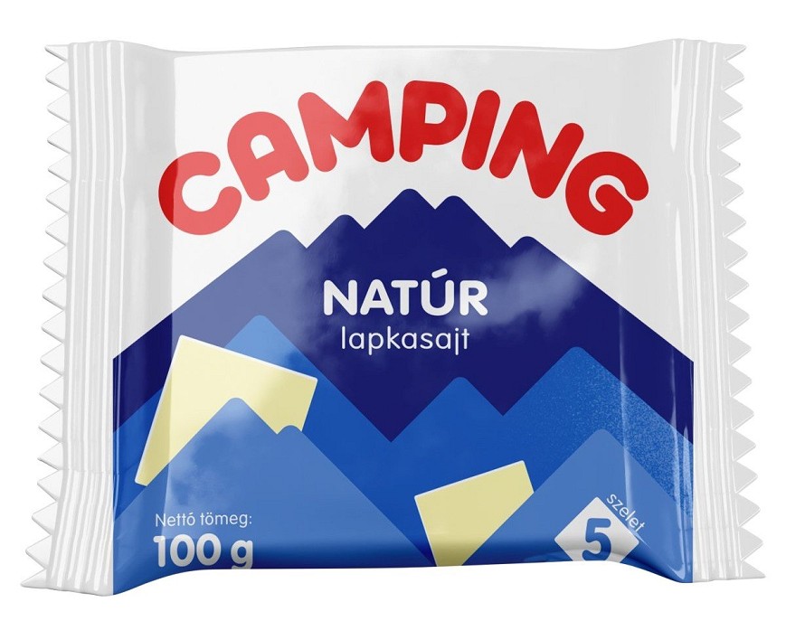 CAMPING-topljeni sir listići natur 100g