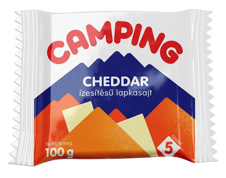 CAMPING-topljeni sir listići Cheddar 100g