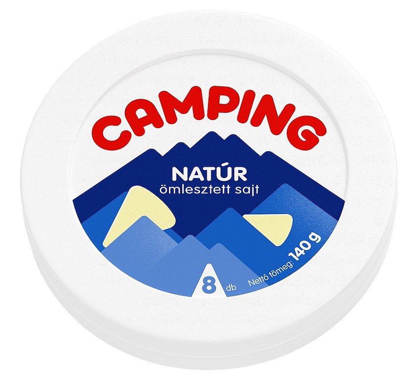CAMPING-topljeni sir trouglići natur 140g