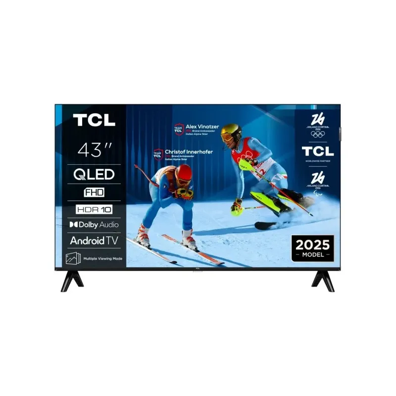 SMART QLED TV 43 TCL 43S5K 1920×1080/Full HD/DVB-T2/C/S2/Android TV