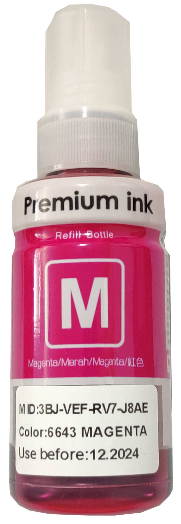 INKJET T6643 M DOPUNA MAGENTA BOJA BOCICA SADRŽI 70 ML MASTILA ZA EPSON EPIJM6643SC