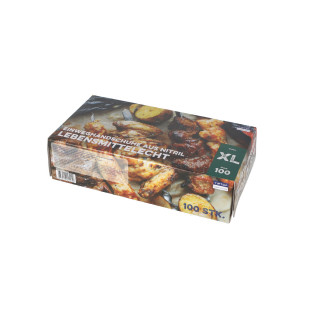 Nitrilne jednokratne rukavice XL 100/1, Crne