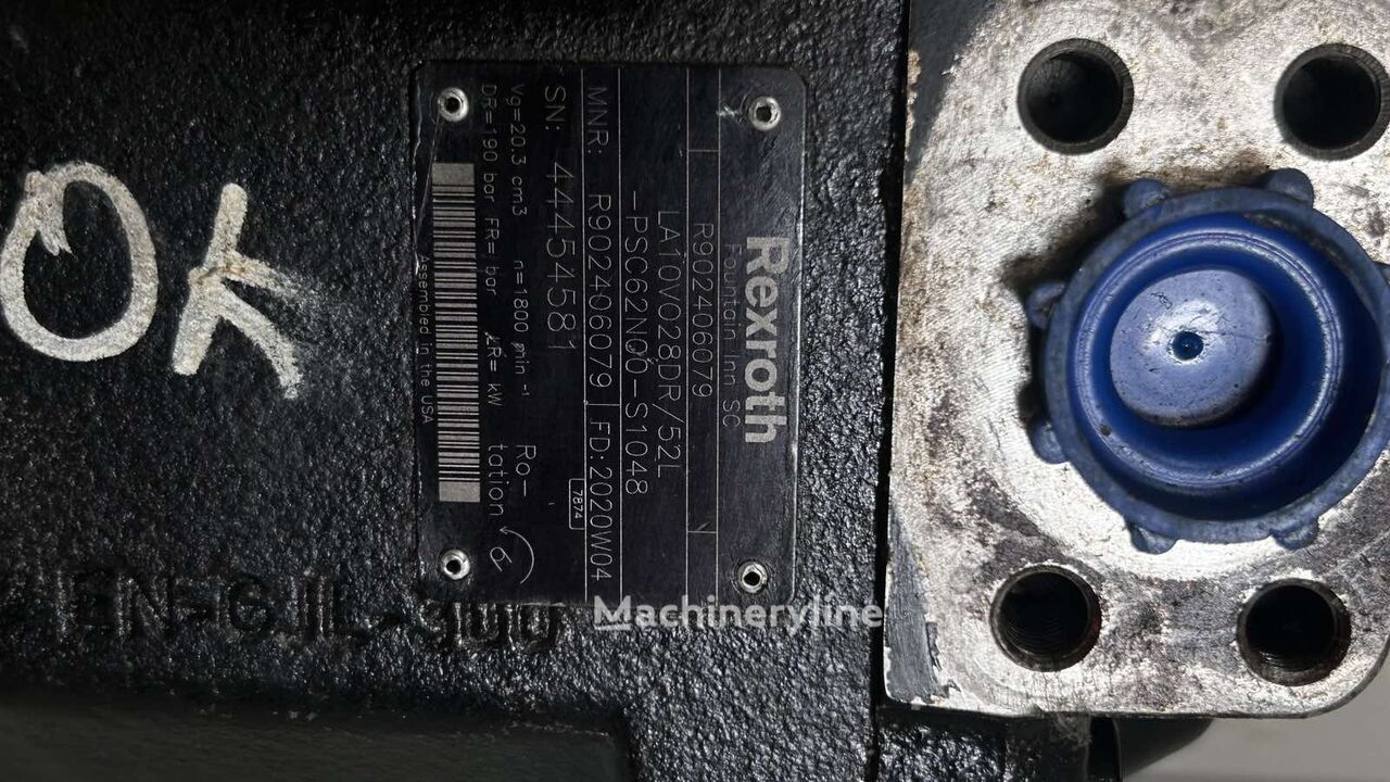 Rexroth A10VO28 hidraulična pumpa za prednjeg utovarivača