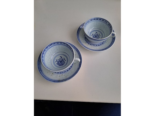 Solje za kafu / caj pirincani porcelan 2 kom.