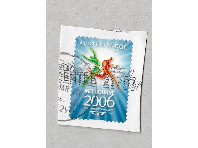 (M) markica 2006 Australija 50c Commonwealth Games