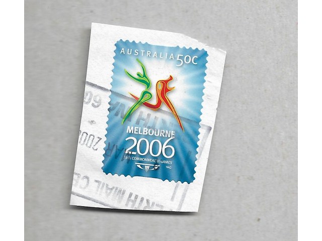 (M) markica 2006 Australija 50c Commonwealth Games