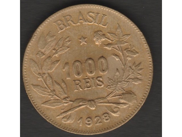 1000 Reis - 1928 - Brazil