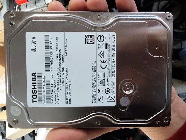 Hard disk 500Gb