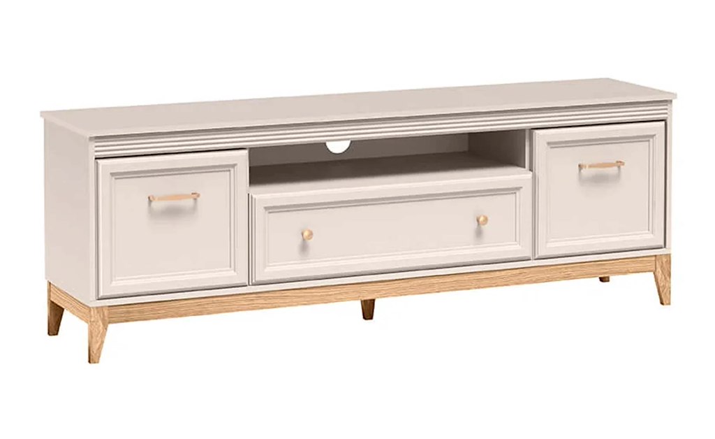 Windsor tv komoda 2 vrata + 1 fioka 179x40,5x61,5 cm kašmir