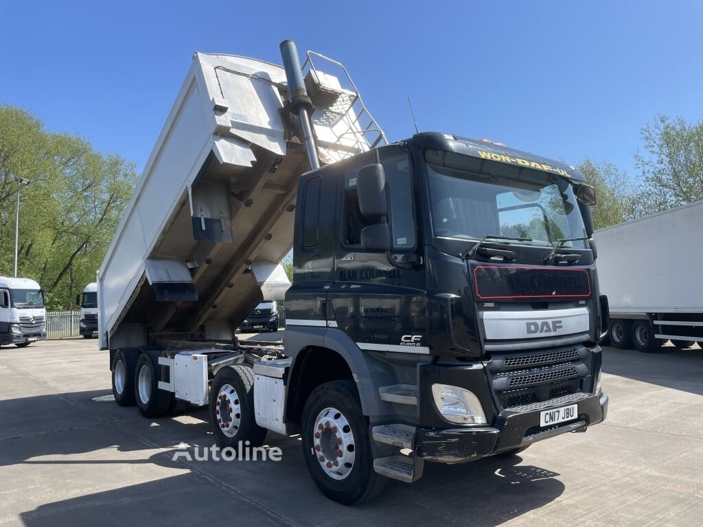 DAF CF440 *EURO 6*, 8X4 ALUMINIUM INSULATED TIPPER – 2017 – CN17 JBU kiper