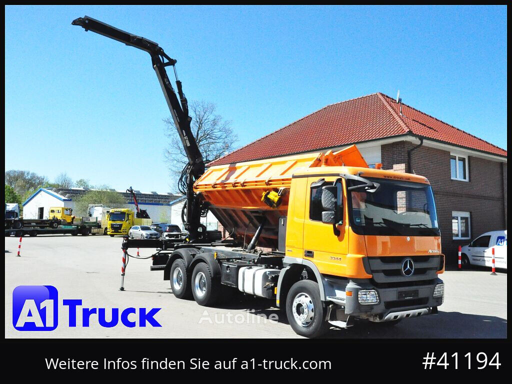 Mercedes-Benz 3344 MP3 Actros 6x4 Meiller Jonsered 1300 RS kiper