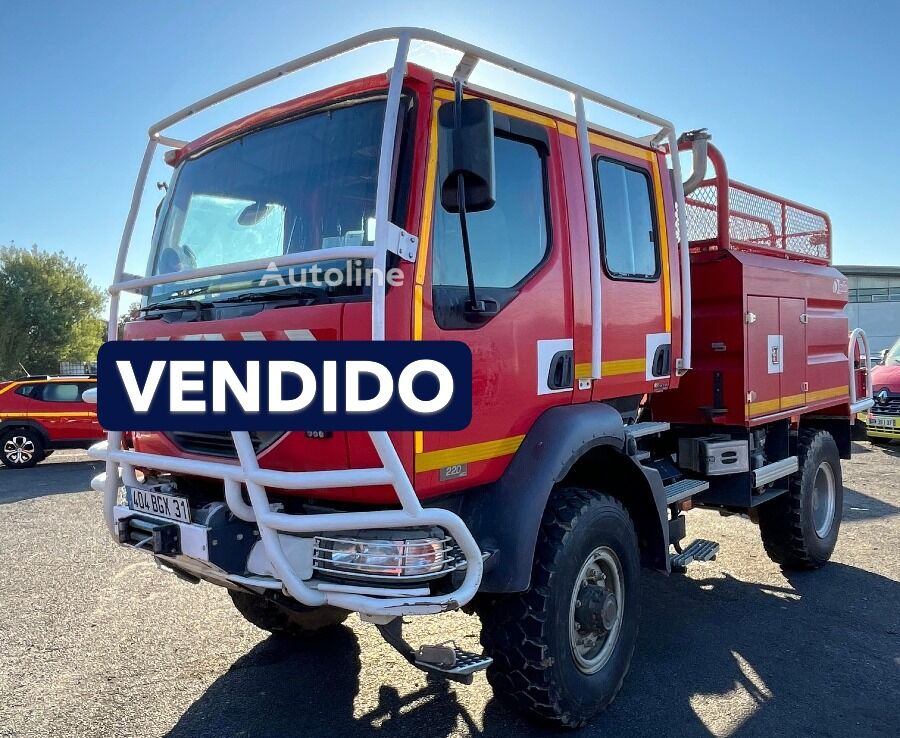 Renault VFCI / Kerax 4x4 Tanque 3500lts Bomba Rosenboer Equipamento de p kamion s ravnom platformom