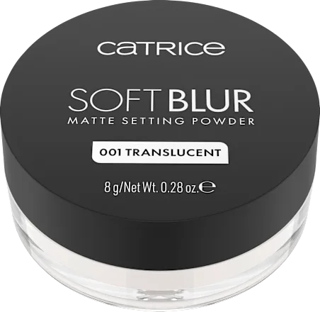 CATRICE
SOFT BLUR MATTE puder u prahu za setovanje- 001 Translucent, 1 kom
