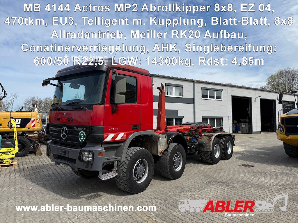 Mercedes-Benz Actros MP2 4144 kamion rol kiper