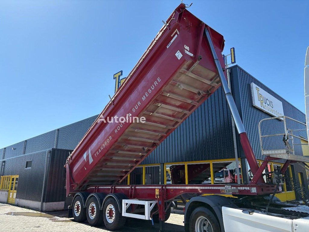 Mol 3x SAF + CHASSIS STEEL + BOX ALUMINUM + DISK BRAKES poluprikolica kipera