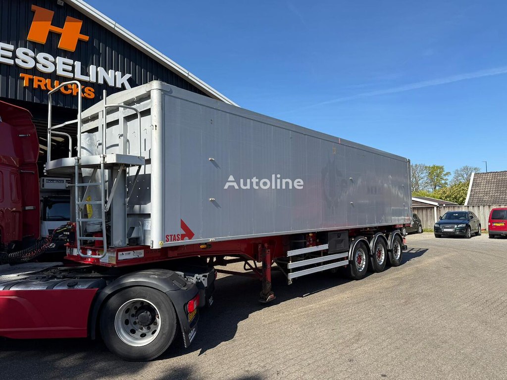 Stas SA339K 58m3 Liftas Klep/deuren! MB Schijfremmen NL Trailer APK/T poluprikolica kipera