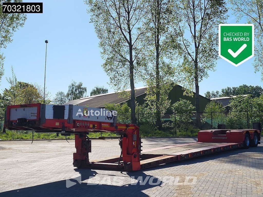 Kässbohrer LB2 Extendable 460cm Gooseneck poluprikolica sa niskom platformom