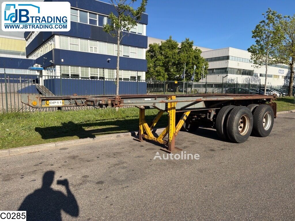 IWT Container 20 FT, Steel spring. poluprikolica za prevoz kontejnera