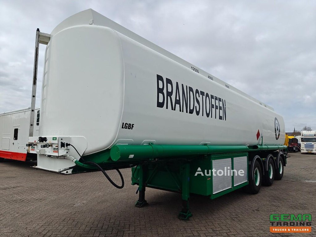 Burg BPO 13-30 Fuel Tank 50,500L - 5 Compartments - 2x Lift Axle - 3 cisterna za goriva i maziva
