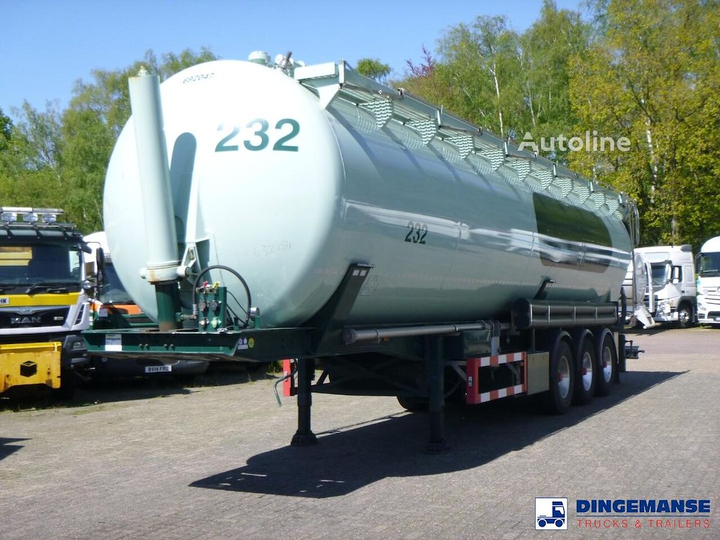 Feldbinder Powder tank alu 60 m3 (tipping) cisterna silos