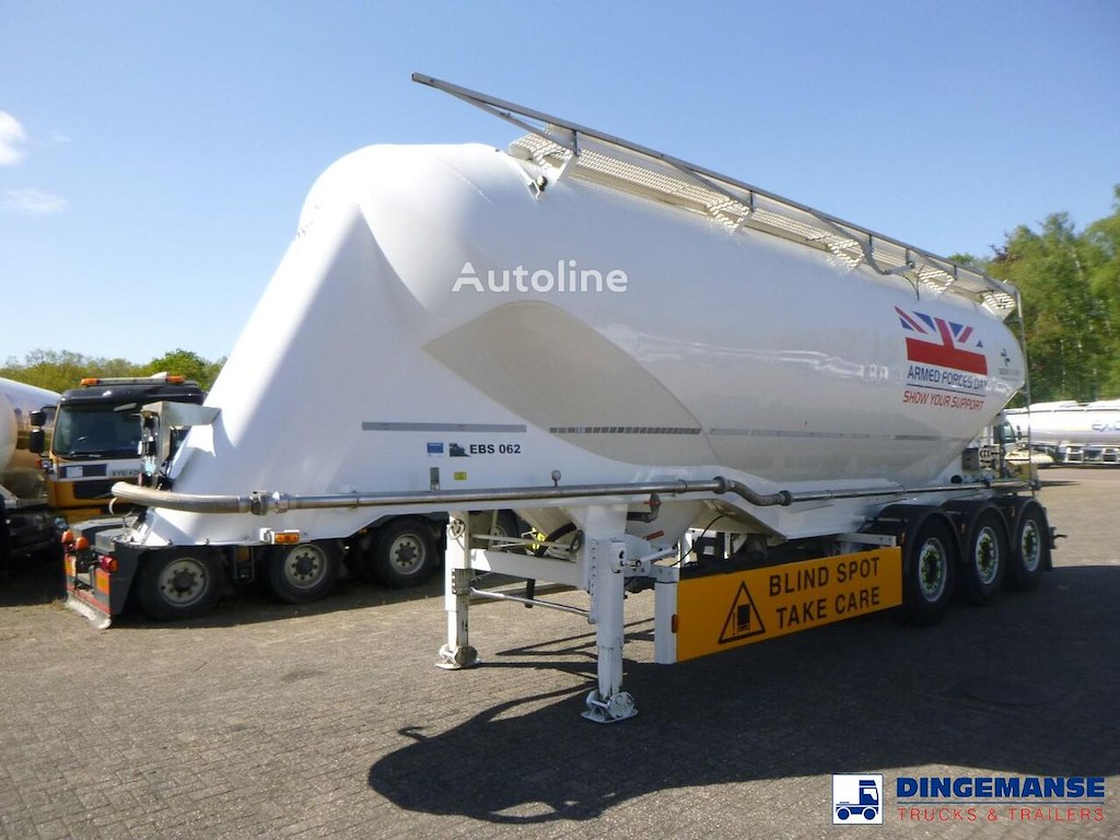Tank GS Powder alu 40 m3 / 1 comp cisterna za prevoz cementa