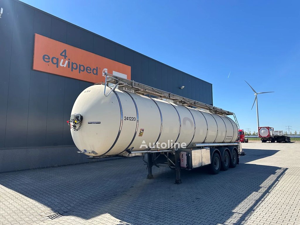 Feldbinder FOOD / LEBENSMITTEL / LEVENSMIDDELEN / 33.500L / 3-COMP / PUMP / cisterna za prevoz hrane