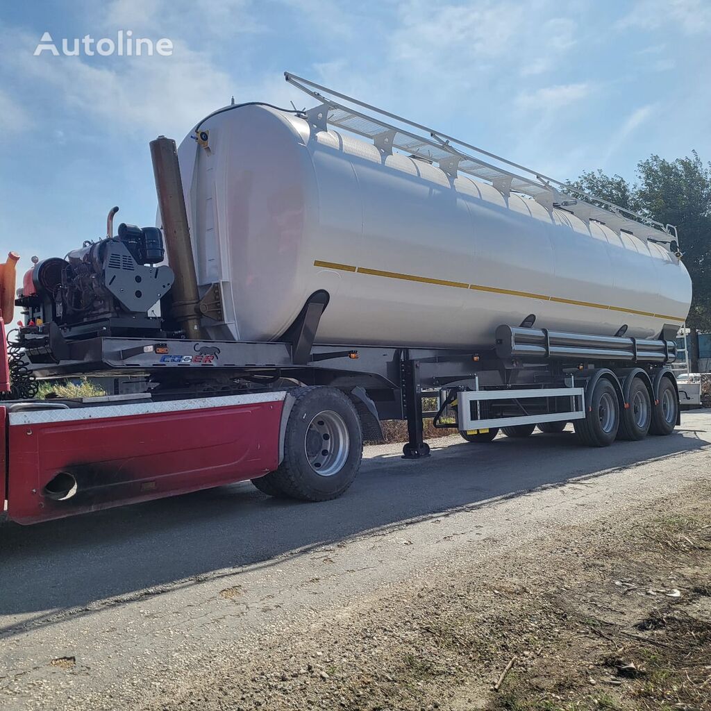 Nova Coder CODER SPBT55/3 - 55m3 - TIPPING BULKER - PULVERULENT BASCULANT cisterna silos