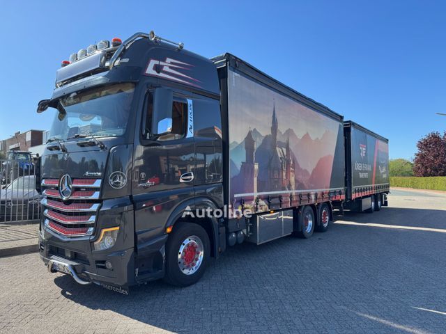 Mercedes-Benz 2563 Giga-Space Pritsche Kombi Staplerhalterung kamion s ceradom + prikolica sa ceradom