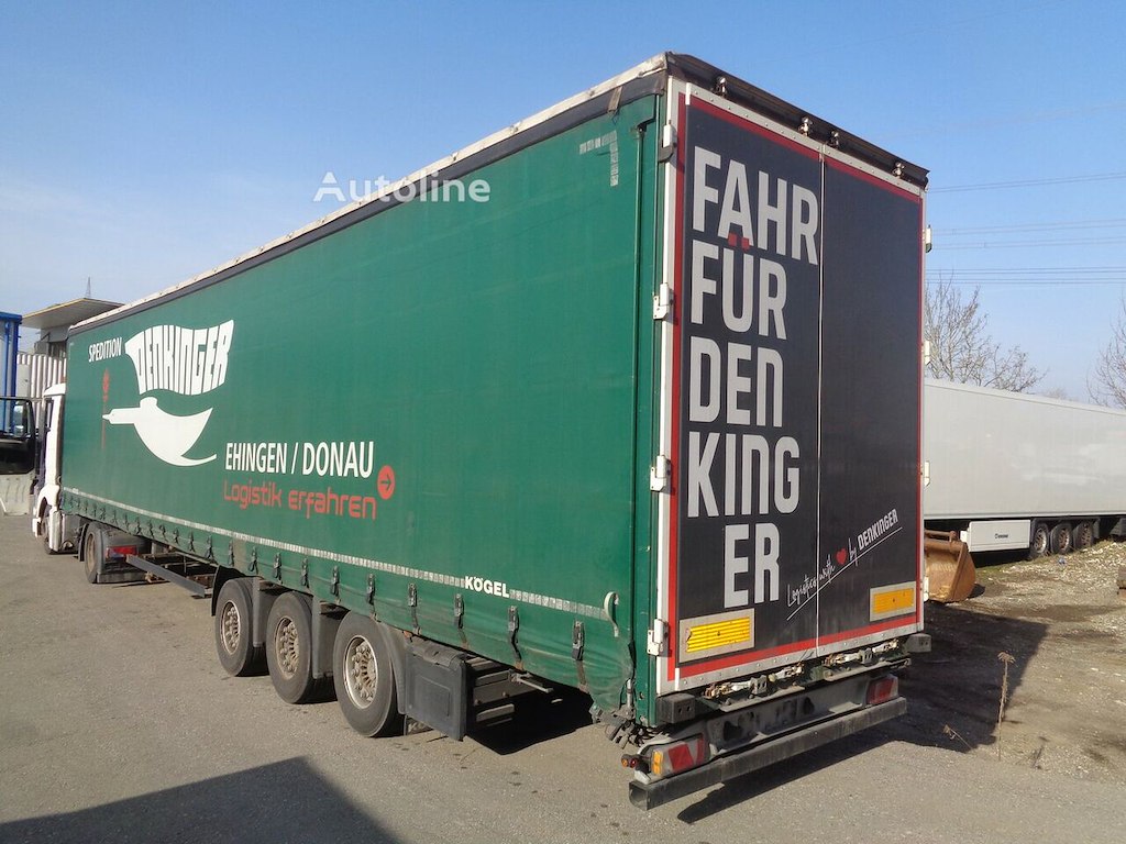 Kögel S24-1 Mega 435/50 R19,5 Liftachse SAF poluprikolica s ceradom