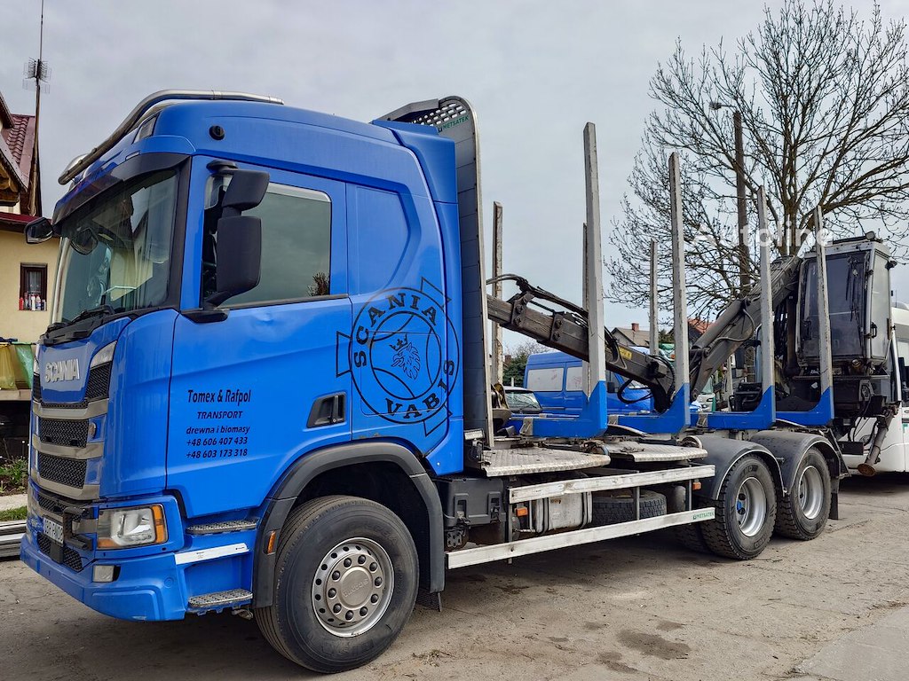 Scania R450 kamion za prevoz drva