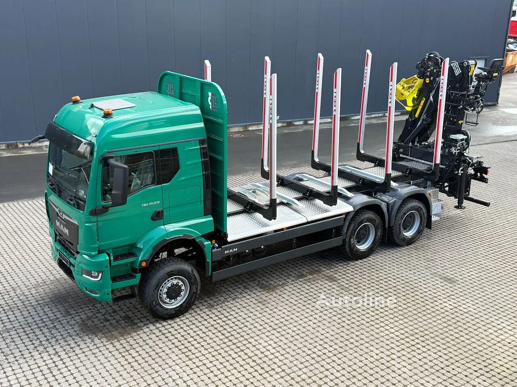 Novi MAN TGS 33.510 TGS 33.510 6X6 Euro6e LogLift 165 Z kamion za prevoz drva