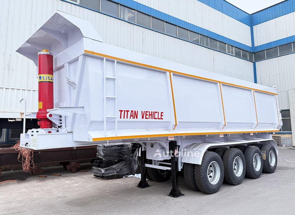 Nova Titan 4 Axle End Dump Trailer for Sale in Sierra Leone prikolica kiper