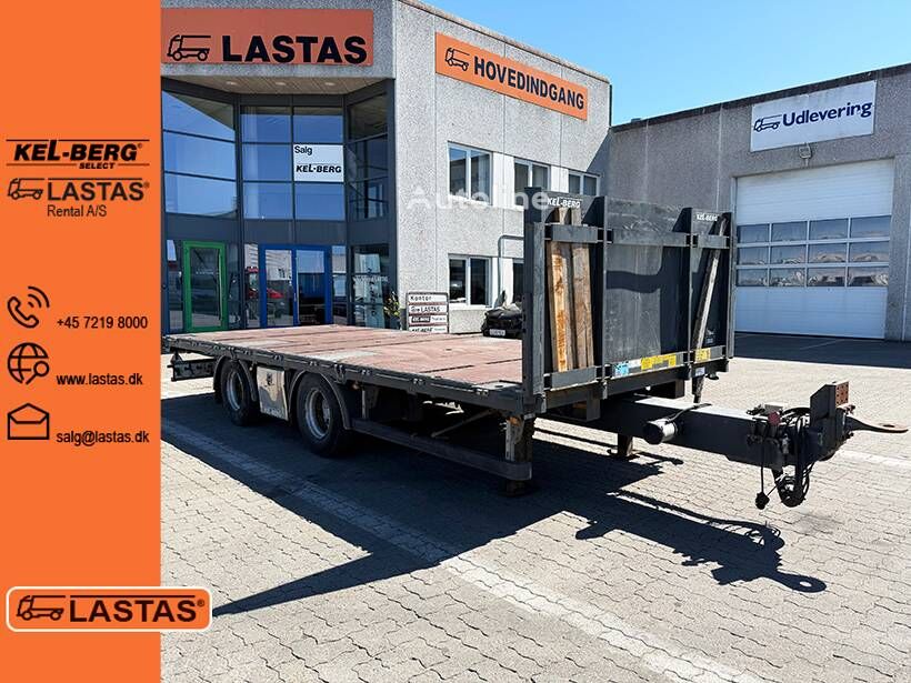 Kel-Berg Flatbed trailer / Plateau Zentralanhänger prikolica platforma